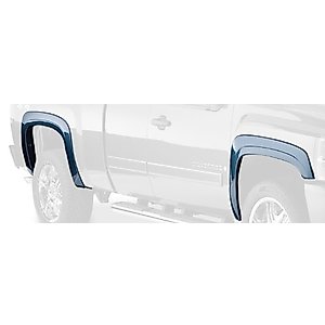 Bushwacker OE Style Factory Front & Rear Fender Flares | 4-Piece Set, Black, Smooth Finish | 40923-02 | Fits 2007-2013 Chevrolet Silverado 1500; 2007-2014 Silverado 2500 HD, 3500 HD (Excludes Dually)