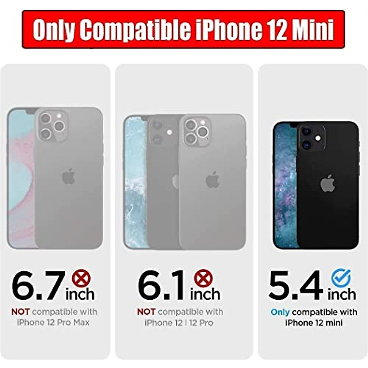 AFTRYOUGO Battery Case for iPhone 12/12 Pro(6.1 inches),7000mAh Ultra-Thin Portable Charger case, Supports MagSafe Wireless Charging, Compatible with iPhone 12 / iPhone 12 Pro (XDL-640MW)-Black