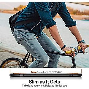 TORRAS Shockproof Compatible for iPhone 11 Pro Case, [Military Grade Drop Tested] Translucent Hard Matte Case with Soft TPU Bumper Slim Phone Case Compatible for iPhone 11 Pro, Matte Black