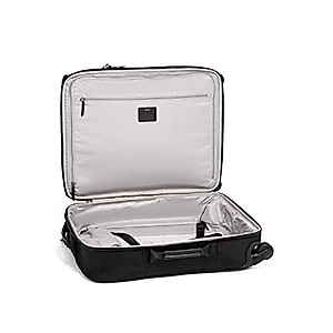 TUMI Voyageur Leger Continental Carry-On - Luggage with Wheels - Suitcases for Women & Men - Black & Gunmetal Hardware