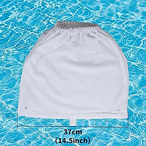 UCEDER Pool Cleaner Fine Filter Bag Polyester Pool Bags Washable & Reusable Pool Filter Bag Replacement for Aquabot/Aqua Filter Bag Products 8114(1 Pack)