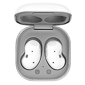 SAMSUNG SM-R180NZWAXAR Earset - Galaxy Buds Live, Mystic White Stereo True Wireless Bluetooth Earbud Binaural in Ear Noise Canceling (Certified Refurbished)