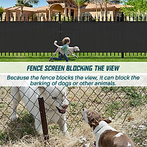 TANG Sunshades Depot Black 4x50' FT Privacy fence screen Temporary 150 GSM Heavy Duty Windscreen Fence Netting Fence Cover with Zipties 88% Privacy Blockage excellent Airflow 3 Years Warranty
