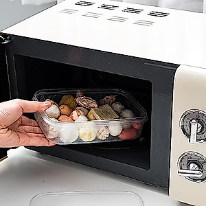 Cetomo Portion box with lid. 6 Pack Grocery Storage Box Container Sets Cereal Containers Use for School Work Travel