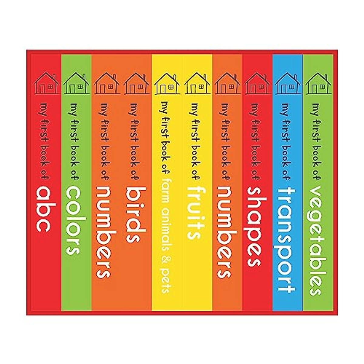 My First Library : Boxset of 10 Board Books for Kids