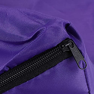 YUPVM Hay Bale Storage Bag, Extra Large Tote Hay Bale Carry Bag, Foldable Portable Horse and Livestock Hay Bale Bags with Zipper Waterproof, Purple