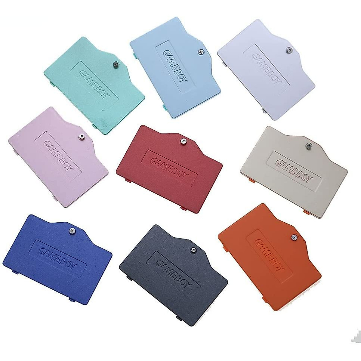 Battery Door Back Cover Case Replacement for Nintendo Gameboy Advance SP GBA SP Console Back Shell (Orange)