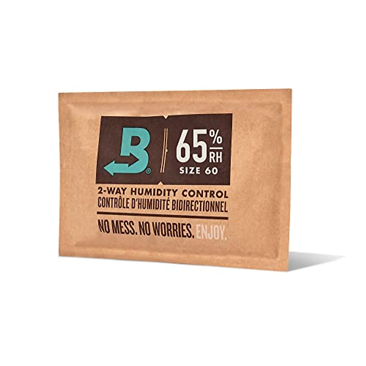 Boveda 65% Two-Way Humidity Control Pack for Up to 25 Items – Size 60 – Single – Aging & Long-Term Storage in Plastic & Wood Boxes – Moisture Absorber – Humidifier Pack – Individually Wrapped