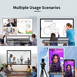 TouchWo 32 inch Capacitive Multi-Touch Screen Industrial Monitor, 16:9 Display 1920 x 1080P, Built-in Speakers, USB, VGA, DVI & HD-MI Ports, Digital Signage Displays and Player for Advertising