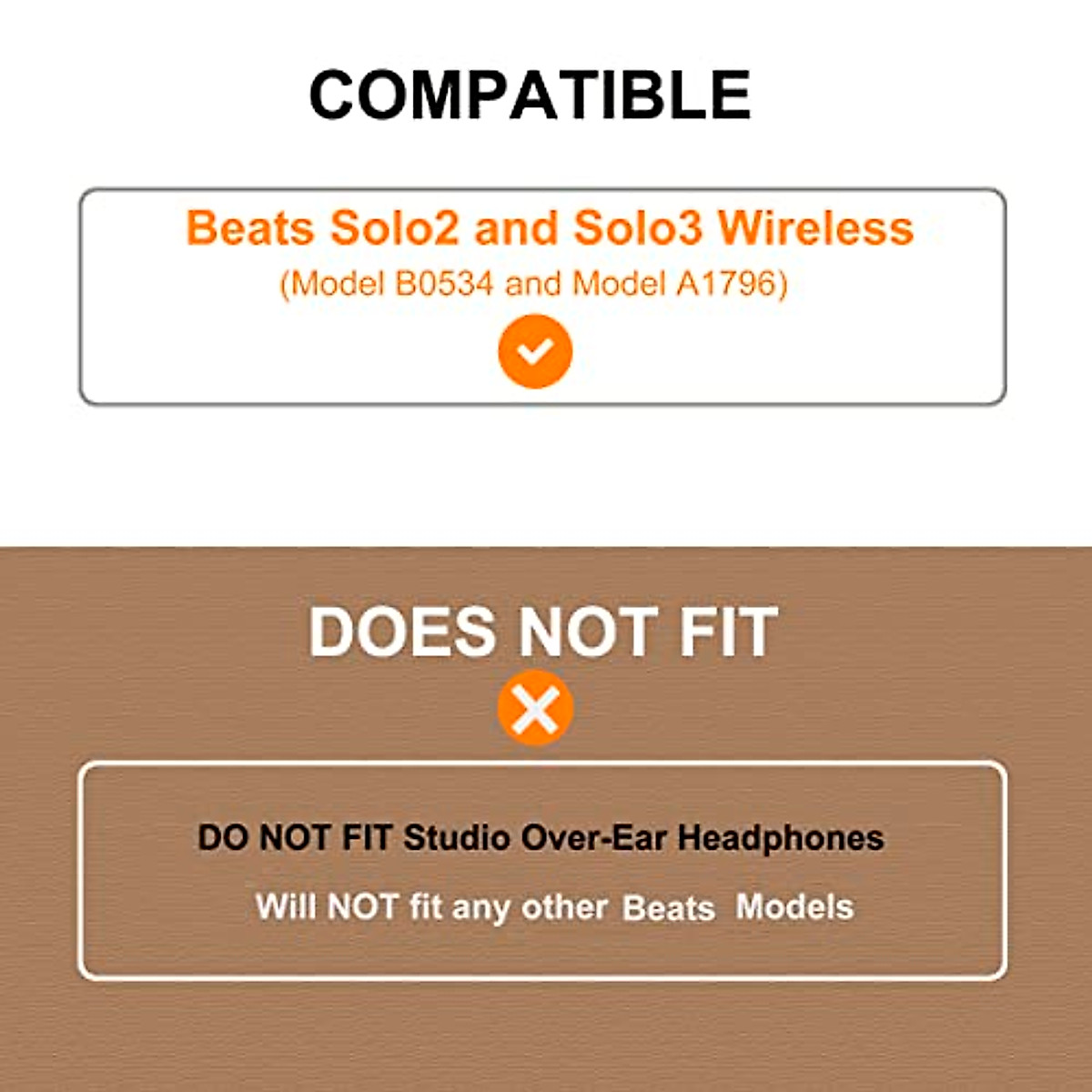 Solo3 Solo2 Earpads Replacement Ear Cushion Ear Pads for Solo 3.0 Wireless, Solo 2.0 Wireless On-Ear Headphone,3M Stronger Adhesive, Softer Leather, Noise Isolation Foam (Pink)