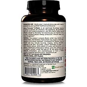 Jarrow Formulas B-Right Optimized B-Complex, Dietary Supplement for Cellular Energy, Immune Health and Stress Management Support, 100 Veggie Capsules, 100 Day Supply