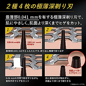 Panasonic ES-LS5B-K [Men's Shaver LAMDASH PRO Linear Motor 6-Blades Craft Black with Pouch] AC100-240V Shipped from Japan Released in May 2022