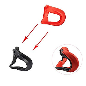 NUMONE VR Face Cover and for Oculus Quest 2, Silicone Eye Pad Compatible for Oculus Quest 2 VR Sweatproof Lightproof Silicone Cover Eye Pad