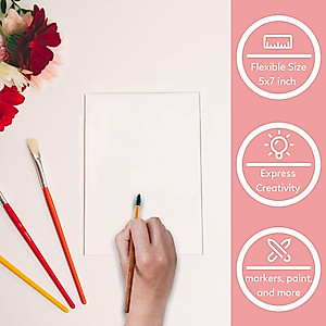 TUR Party Supplies (15 Set 5x7 Inch Clear Blank Acrylic Sheets | Wedding Signs and Decoration | Card and Gift Signs | Event Party Signs | Welcome Acrylic Signs- Holders NOT Included