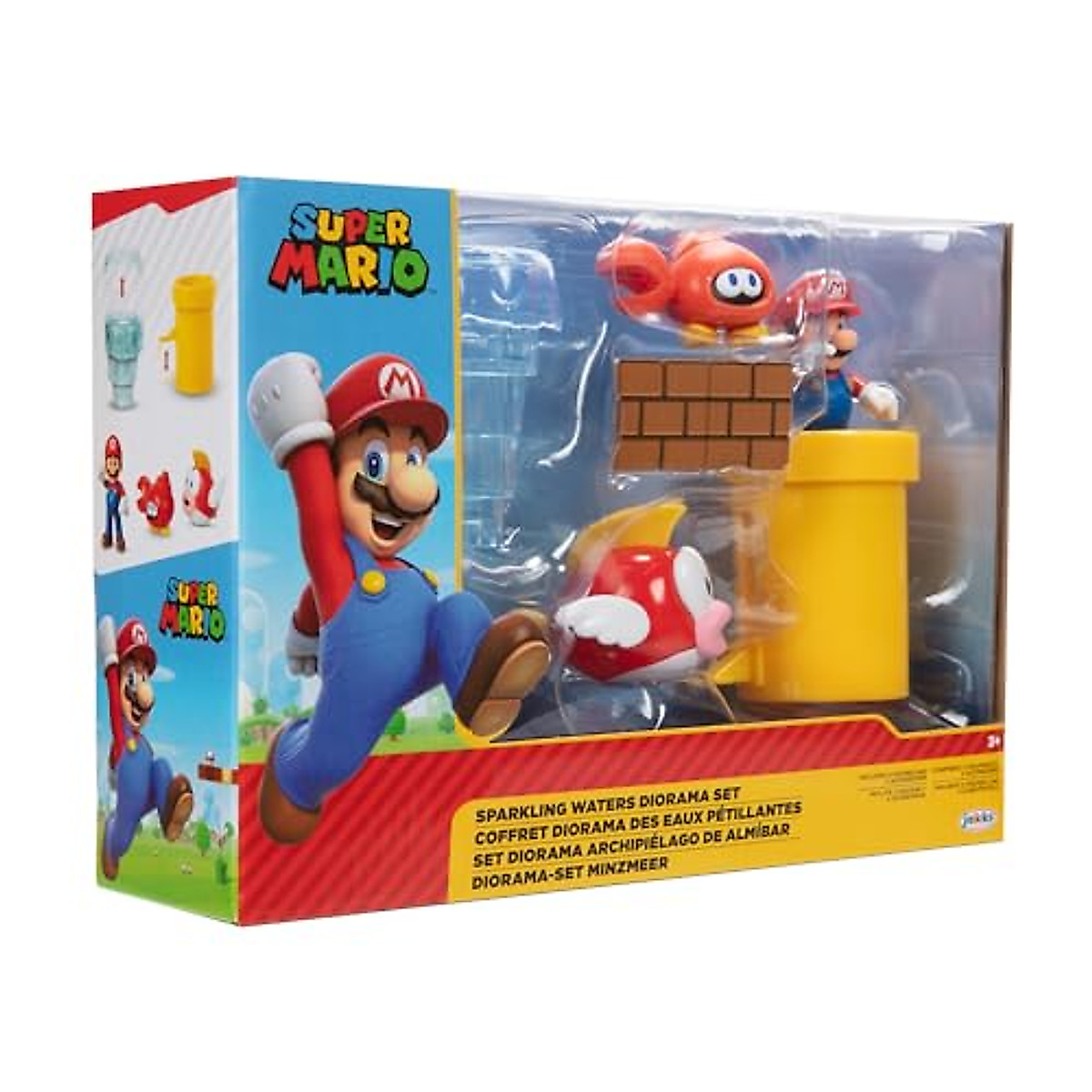 Redcolorful Nintendo 2.5" Sparkling Waters Diorama Set