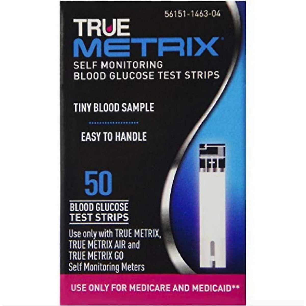67R3H01650BX - Trividia Health, Inc TRUEMetrix Test Strip Health Network Use Only (50 count)