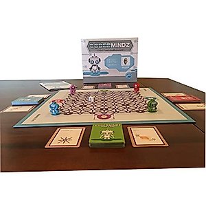 CoderMindz Game for AI Learners! NBC Featured: First Ever Board Game for Boys and Girls Age 6+. Teaches Artificial Intelligence and Computer Programming Through Fun Robot and Neural Adventure!