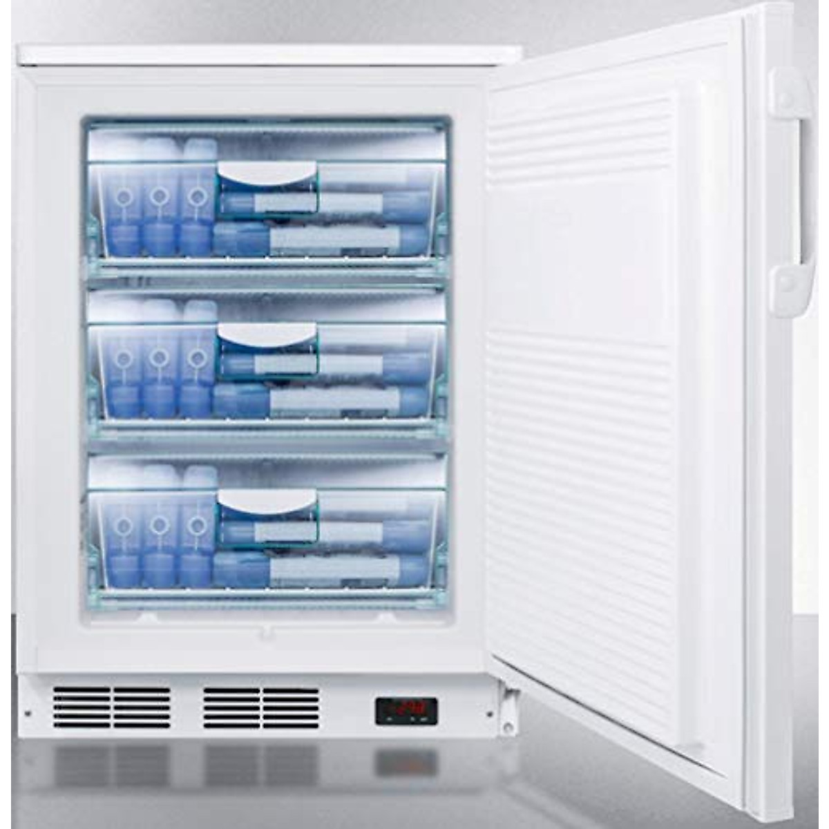 Summit VT65 Upright Freezer, White