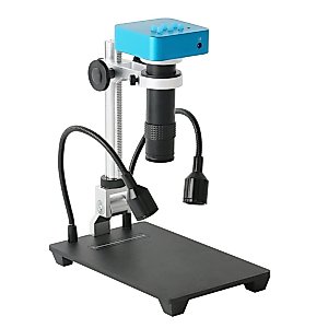Handheld Digital Microscope Accessories 36MP 4K 1080P 60FPS USB Industry Electronic Video Microscope Camera 130X Zoom C-Mount Lens Microscope Accessories (Color : A)