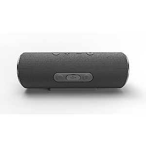 Cleer Scene Portable Bluetooth Speaker,IPX7 Waterproof,Powerful Sound and Deep Bass,Built-in Echo and Noise Canceling Microphone,12 Hours Battery,for Office,Home,Outdoors and Travel-Grey