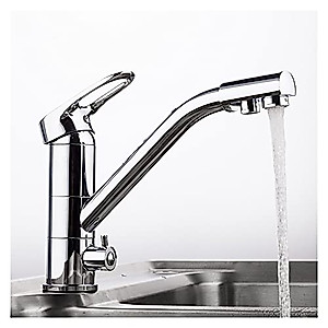 RTYUIE Kitchen Faucet Countertop Installation Faucet 360 Degree Rotation with Water Purification Function Easy Installation and Smooth Water Flow