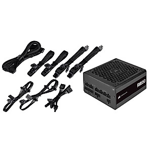 CORSAIR RM Series (2021), RM650, 650 Watt, 80 PLUS GOLD Certified, Fully Modular Power Supply