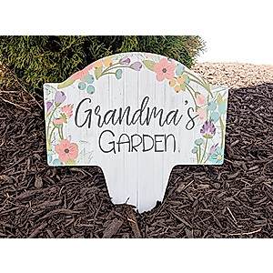 MRC Wood Products Personalized Mother's Day Floral Print Aluminum Garden or Yard Sign 10x14