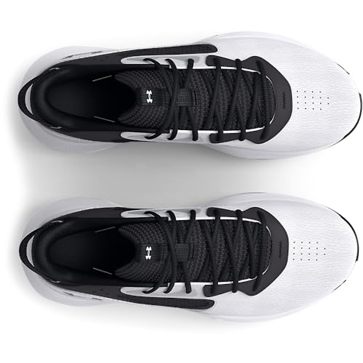 Under Armour Unisex Lockdown 6 Basketball Shoe, White, 10, US