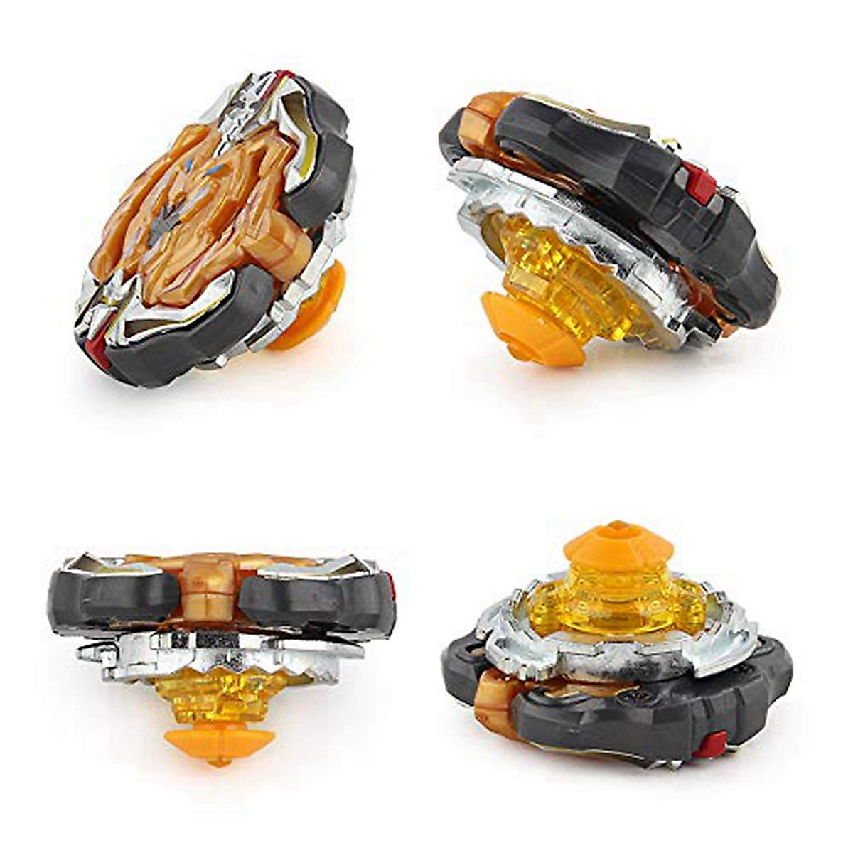 Bey Battle Burst Blade Evolution Turbo B-115 Booster Archer Hercules.13ET Red Sparking Left & Right Launcher Handle Grip Starter Set Gaming Tops God Bay Lr Beylauncher Spinning Toy Gift for Boys Teens