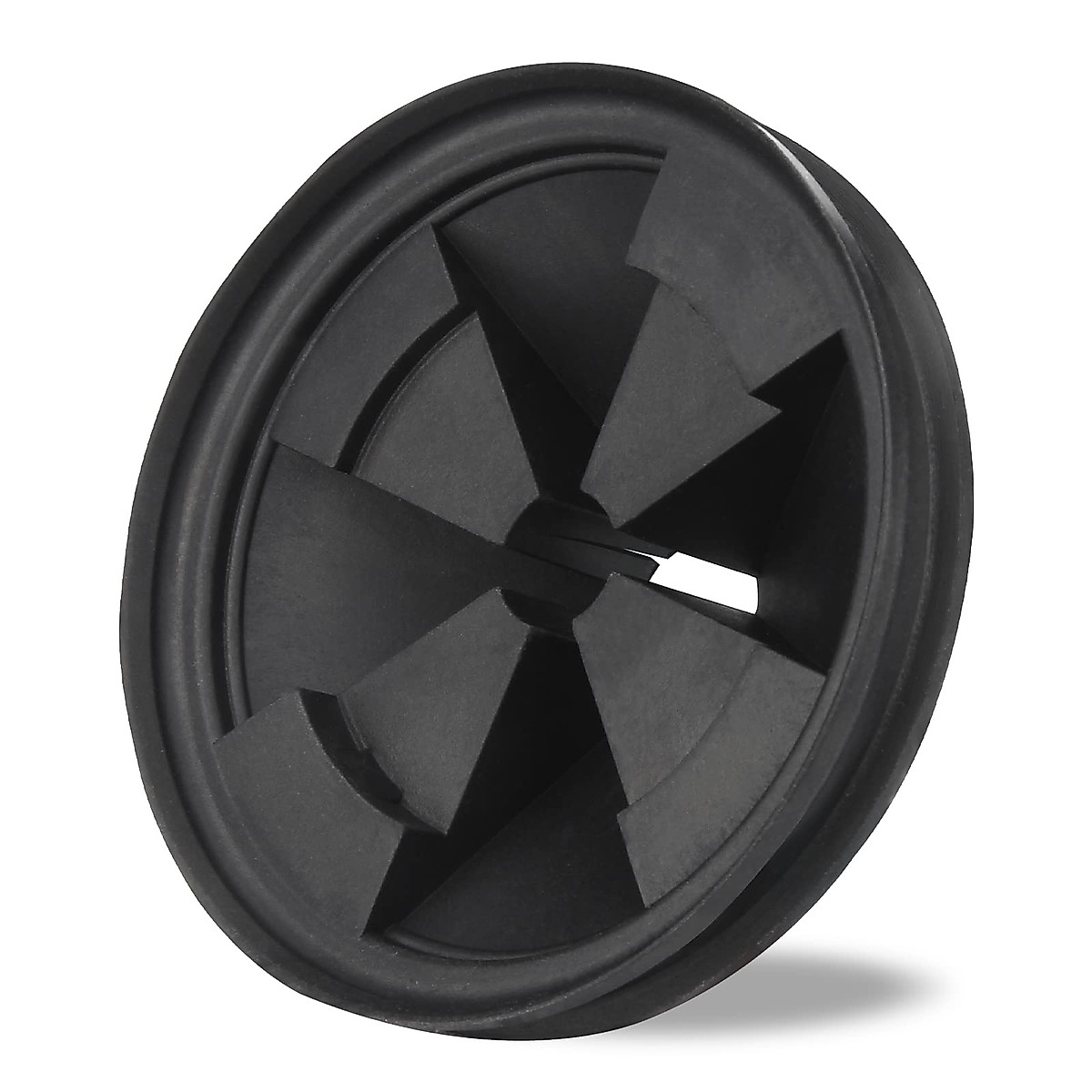 Garbage Disposal Splash Guard, Upgraded EPDM Rubber 3 3/8" for InSinkErator Evolution Series QCB-AM Kitchen Sink Baffle Drain Cover Removable Quiet Collar Insert Parts