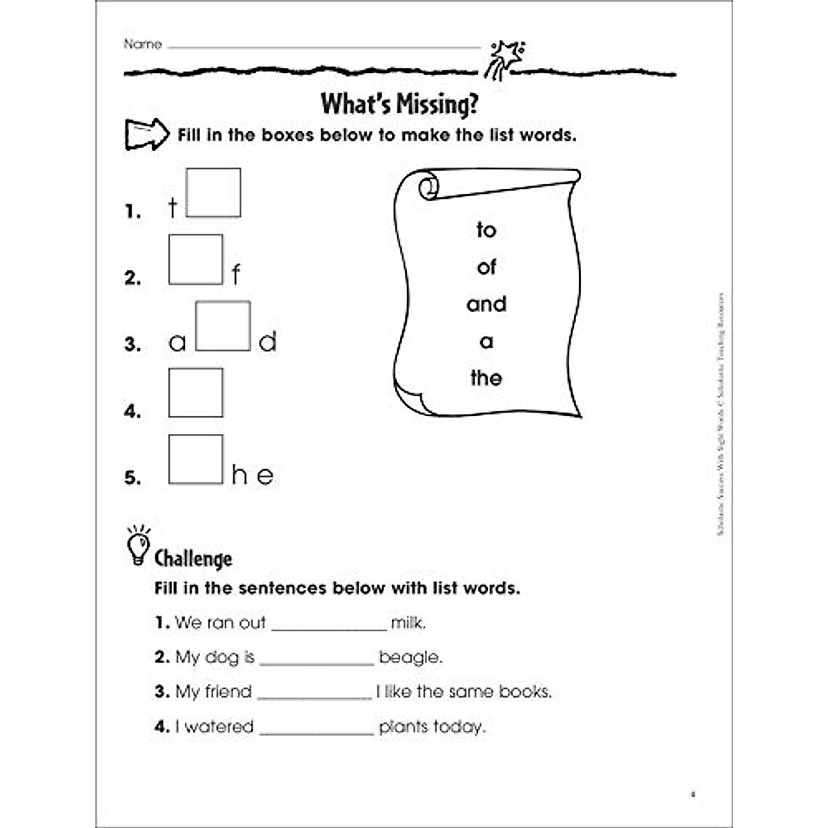 Scholastic Success with Sight Words