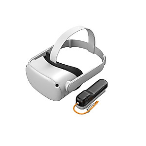 Battery Pack for Oculus Quest 2 Accessories Lightweight Portable VR Extra Power Bank for Contingency Meta Quest 2 Original Strap and Elite Strap Keep Power On