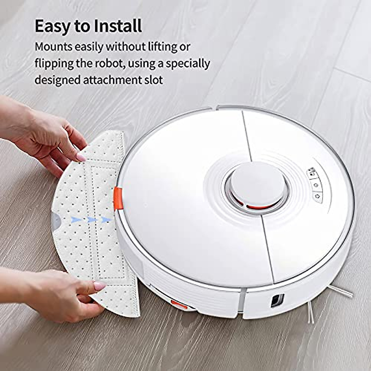 KEEPOW 20 Pack Disposable Mop Pads Fit for Roborock S7 S7+ Vacuum Cleaner