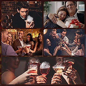 Cocktail Smoker Kit - Old Fashioned Cocktail Kit 6 Different Flavor Wood Chips, Whiskey Smoker Kit for Cocktails, Wine, Drink, Cheese, Meats, Gifts for Men, Dad and Boyfriend