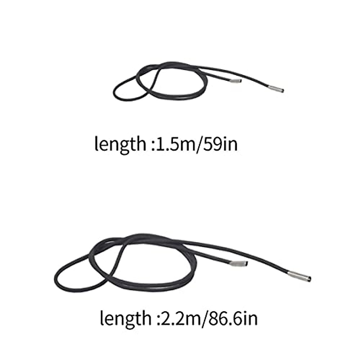 Replacement Elastic Cord Laces,Zero Gravity Chair Cords Replacement Universal Elastic Cord Repair Tool Kit for Garden Sun Recliners Lounge Chair 4PCS Black Recliners