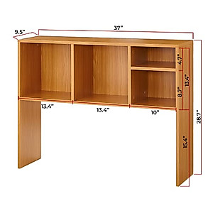 DormCo The College Cube - Desk Bookshelf - Beech Color