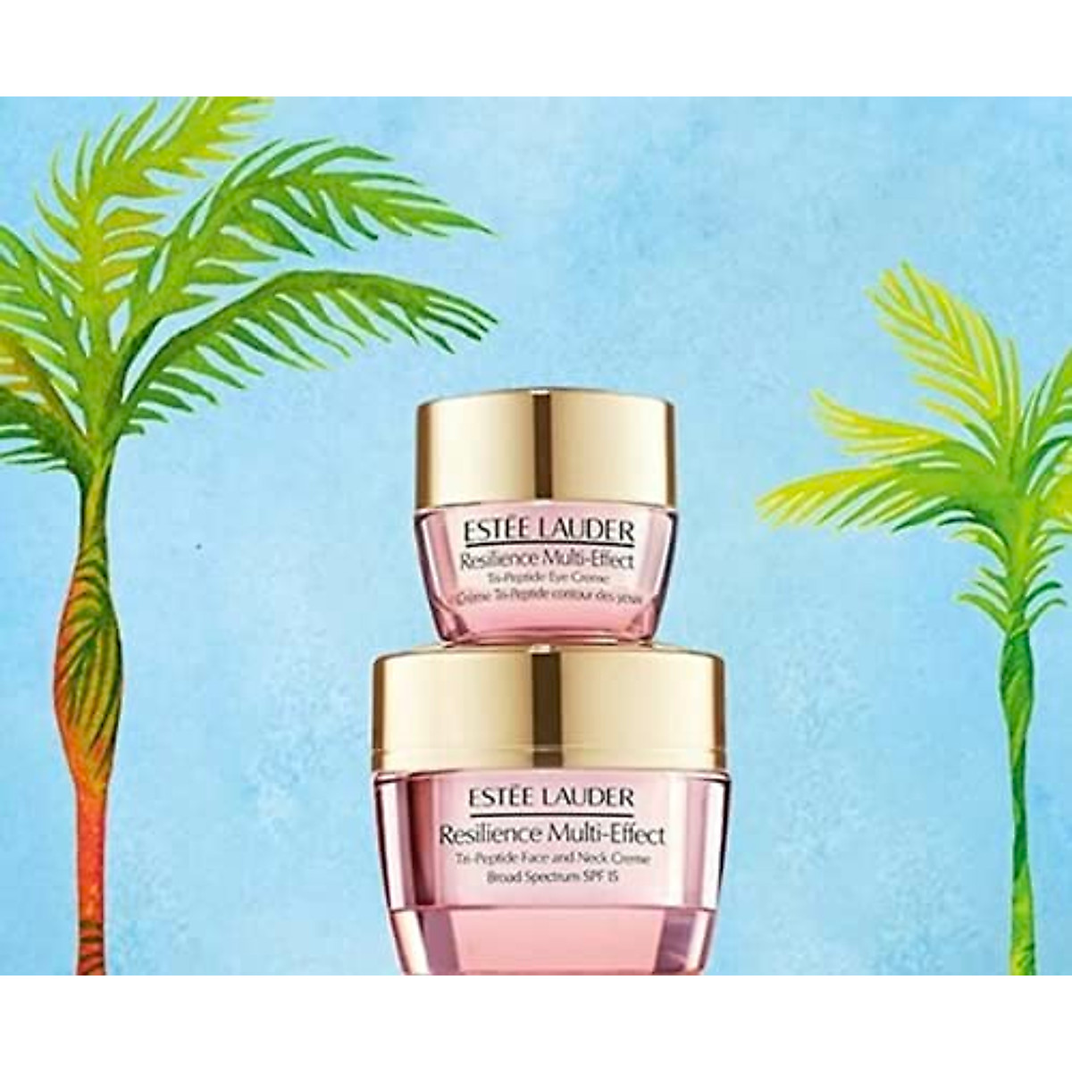 Estee Lauder 7pcs Plump & Nourish Gift Set Includes Resilience Moisturizers, Eye, Advanced Night Repair Serum and More