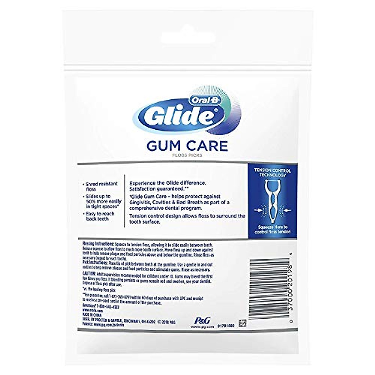 Oral-B Glide Gum Care Floss Picks, 30 Count (Pack of 1)