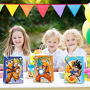 24Pack Party Gift Bags Party Supplies/Cartoon Candy bags, Tote bags, Gift Bags for Kids Paper Favor Packs Adults Birthday Party Decora - 12 Pattern