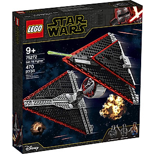 LEGO Star Wars Sith TIE Fighter 75272 Collectible Building Kit, Cool Construction Toy for Kids, New 2020 (470 Pieces)
