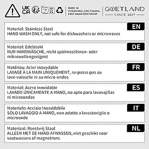 Goetland 304 Stainless Steel 16 oz Bullet Water Bottle Bullet Tumbler Vacuum Insulated Cup Travel Mug Flasks No Logo Army Green