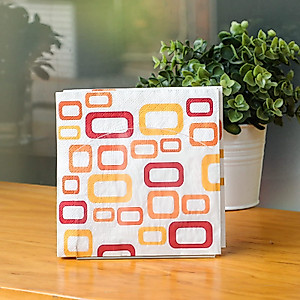 Kamehame 2Pcs Acrylic Napkin Holders for Tables Clear Napkin Dispenser Vertical Freestanding Napkin Stand