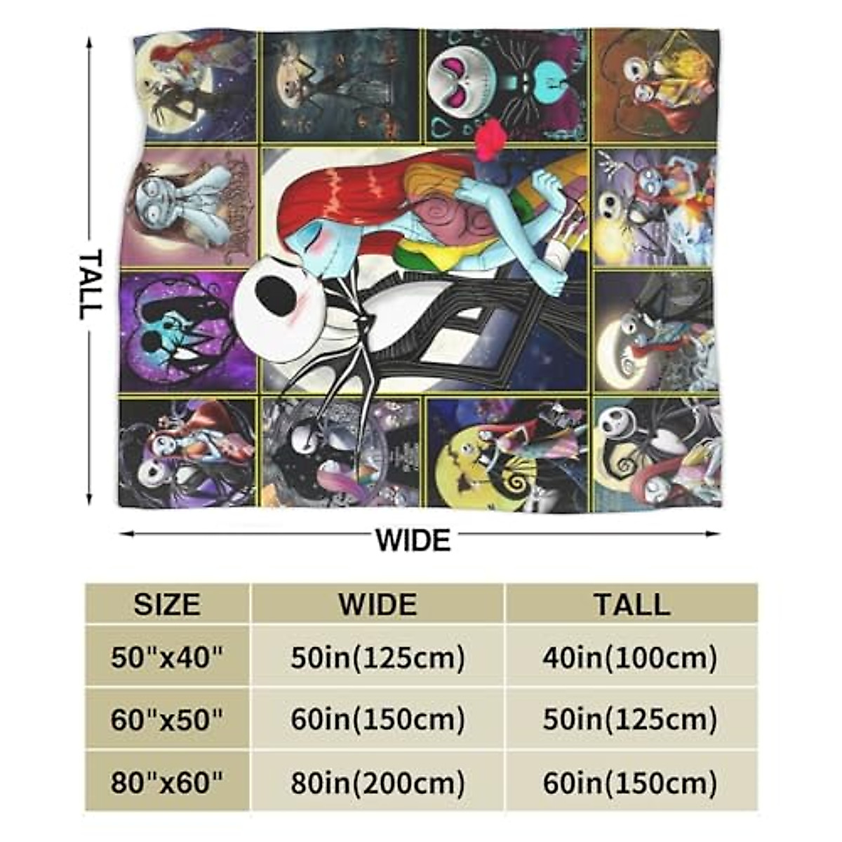 Ultra Soft Throw Blanket Flannel Fleece Warm Blanket for Living Room Bedroom Fit Adult Kids 50"x40"