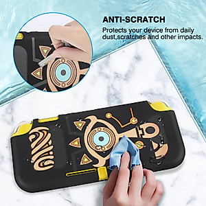 TIKOdirect Protective Case for Switch Lite, Soft Cover Shock Absorption Anti-Scratch Shell with Cute Pattern, Black