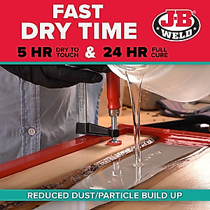 J-B Weld UV Tabletop Epoxy Resin, 1 Gallon Kit, Cures Clear, Fast Cure Time, Minimal Bubbling, Scratch & Water Resistant