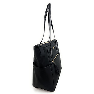 Kate Spade New York Large Chelsea Nylon Satchel (Black)