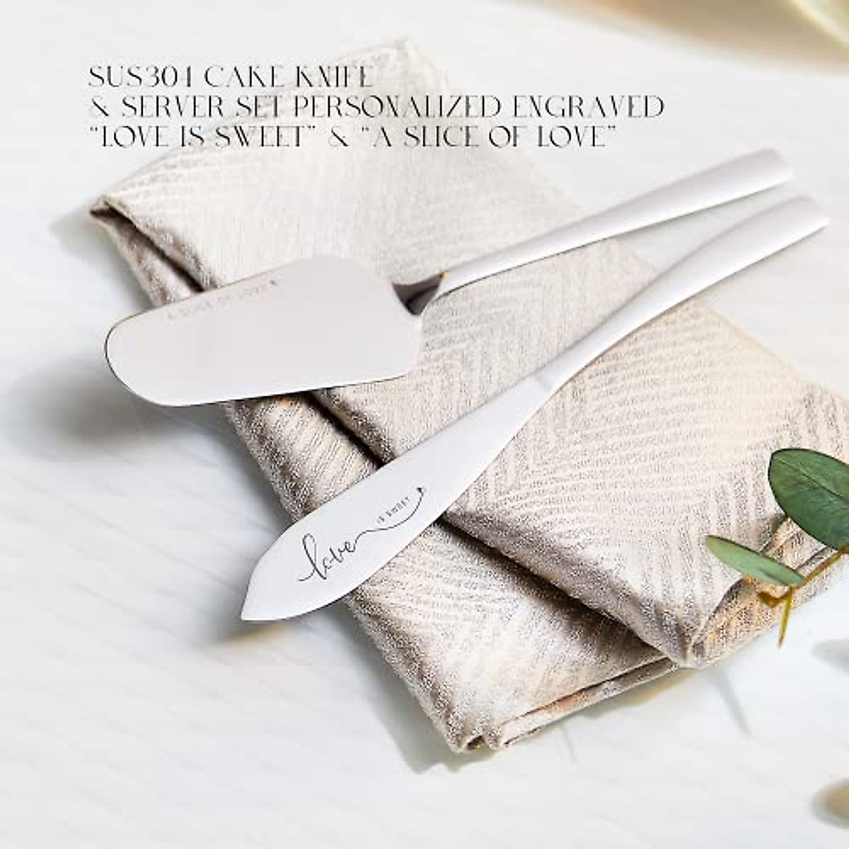 AW BRIDAL Mr & Mrs Champagne Flutes Bride and Groom Champagne Glasses Wedding Cake Knife Set Cake, Cake Cutting Set for Wedding,Bridal Shower Gift Wedding Anniversary Engagement for Couple