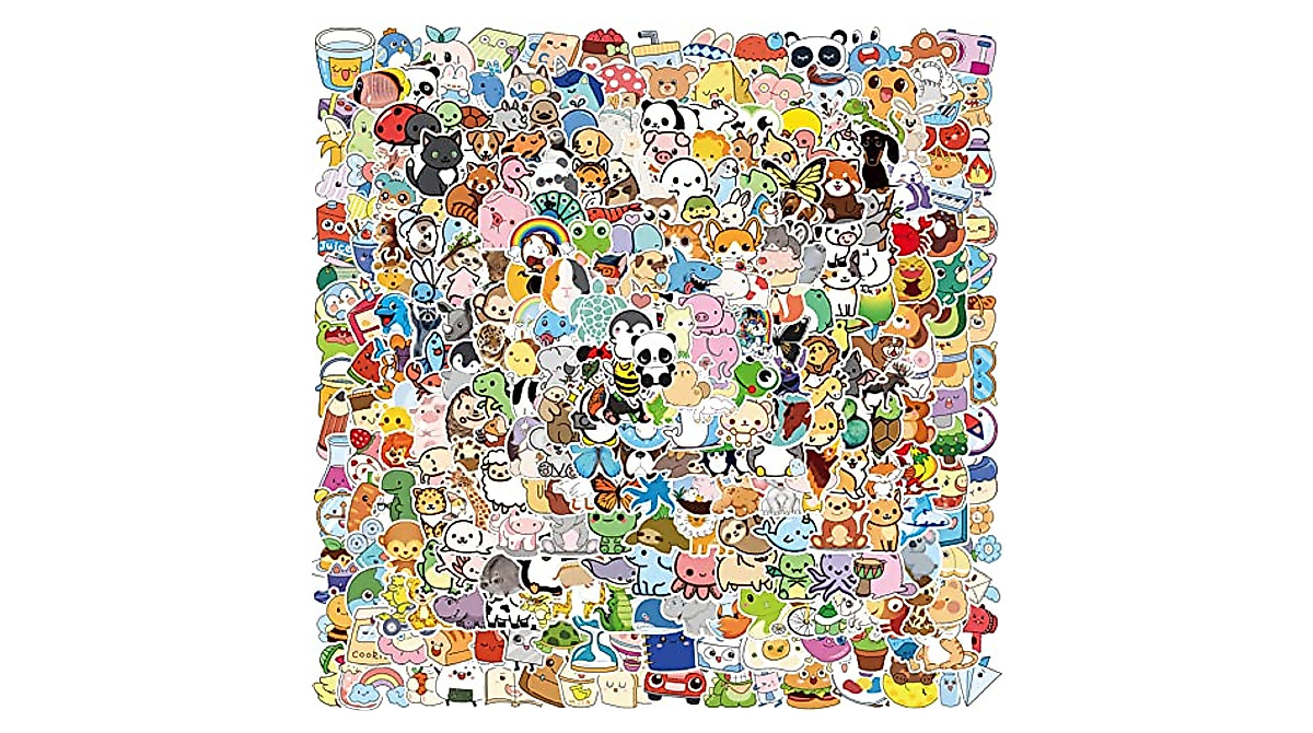 310 Pcs Cute Animal Stickers for Kids - Fun & Waterproof