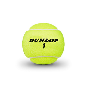 Dunlop Sports ATP Championship Tennis Balls, Extra Duty, 6 x 3-Ball cans, Yellow, 6-can Pack