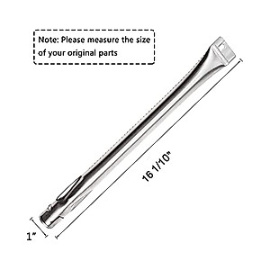 Hisencn Parts Kit Replacement Fits for Brinkmann 5 Burner 810-8501-S, 810-8502-S Gas Grill Models, Grill Burners, Heat Plates, Crossover Tubes